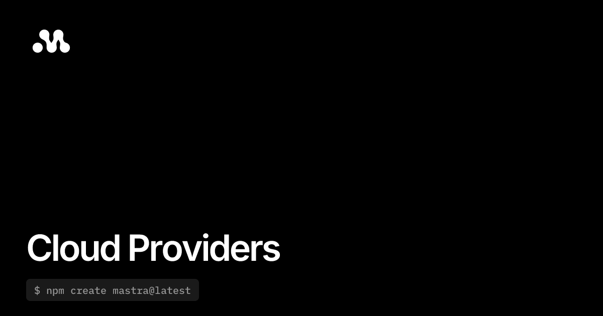 Cloud Providers