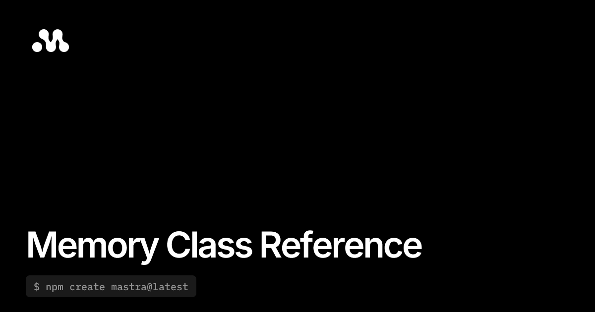Memory Class Reference